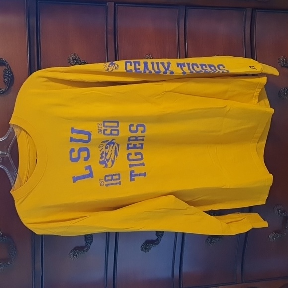 Russell Athletic | Shirts | Lsu Geaux Tigers Spell Out Sleeve Tee Sz Xl ...